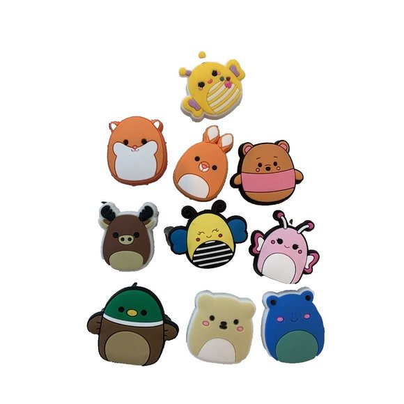 Accessories | Set Of 9 Squishmallow Crocs Shoe Charms Cute Woodland ...